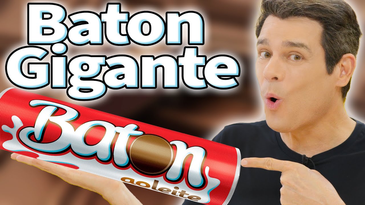 Fiz um Baton GIGANTE! Olha como FICOU! - YouTube