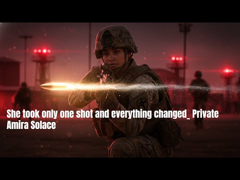 She took only one shot and everything changed_ Private Amira Solace