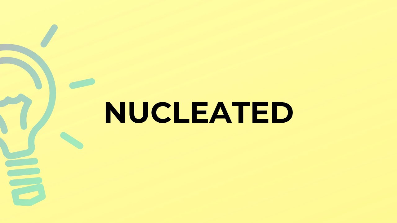 What is the meaning of the word NUCLEATED? - YouTube