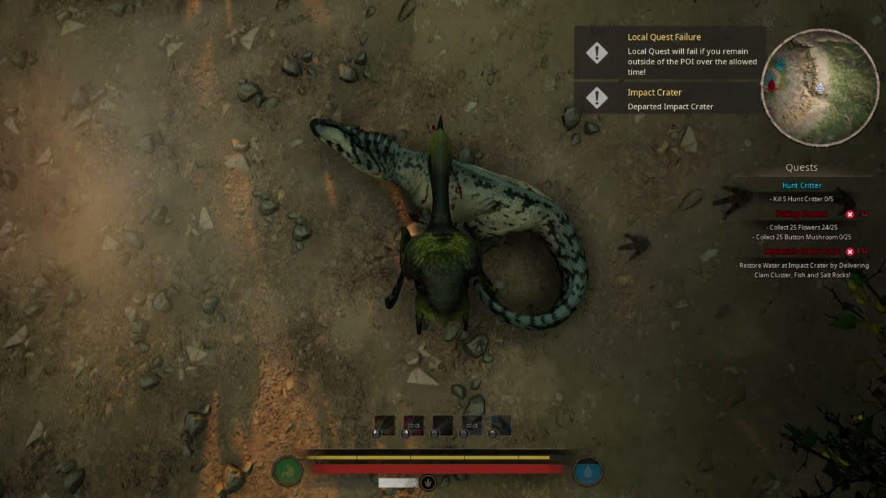 Hatz (Hatzegopteryx) has fun with the BIG Titan at IC. Path Of Titans ...