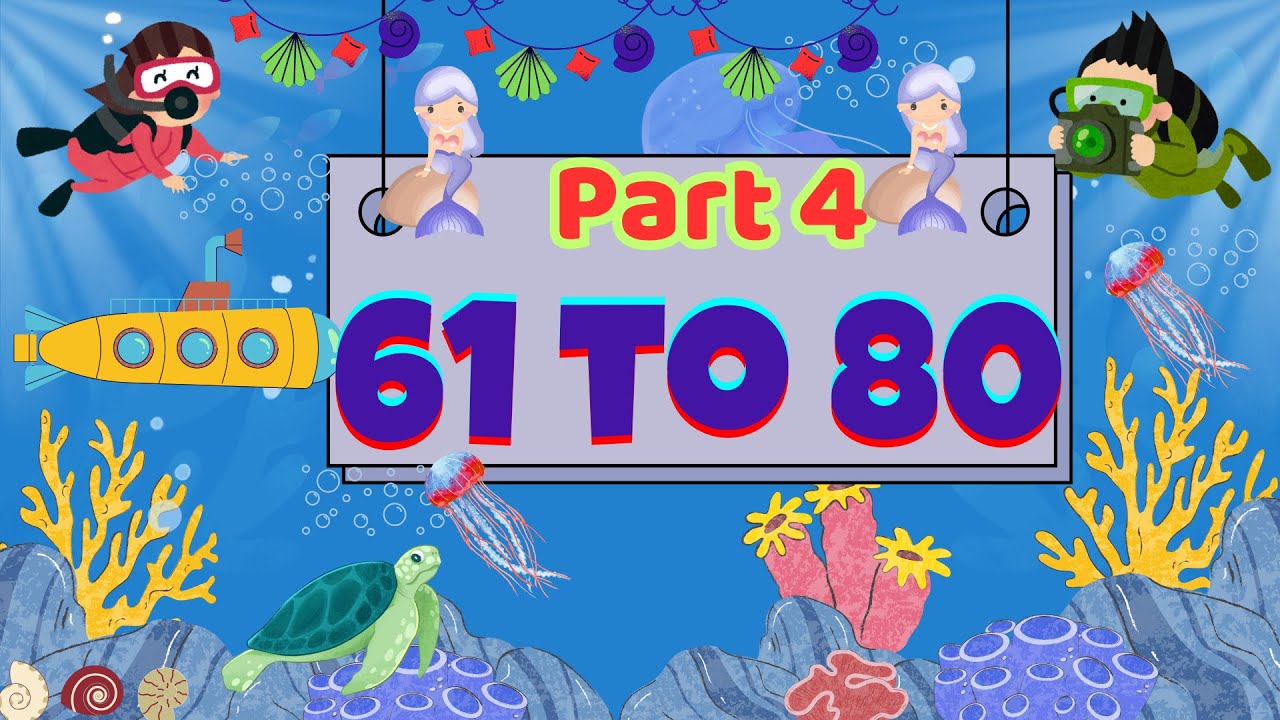 " 61 to 80 with Submarines 🌊 | Underwater Number Adventure | Blurpy ...