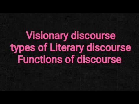 Vision discourse||The Function of discourse|| Punjab university|| - YouTube