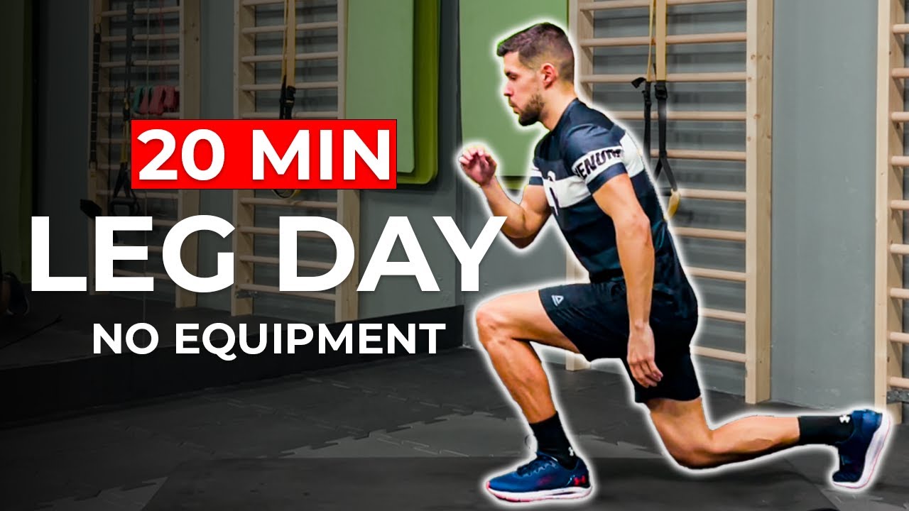 20 Min Leg Day HIIT | Lower Body Burn & Strength - YouTube