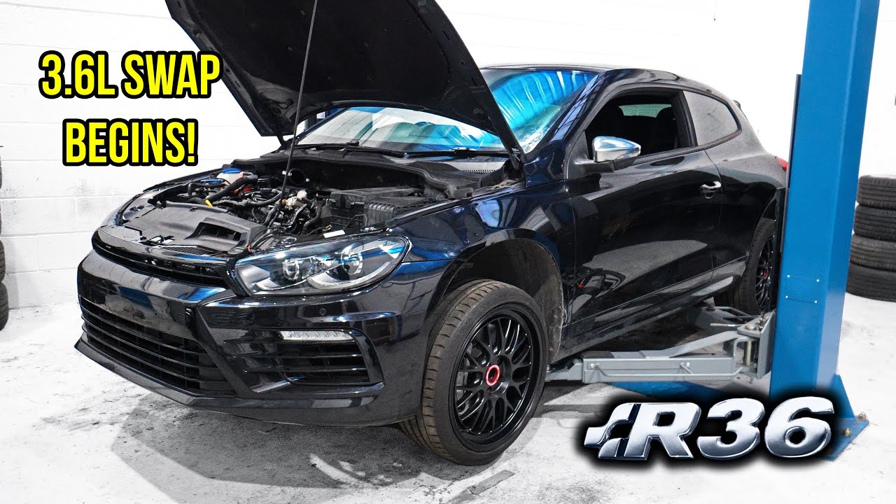 BUILDING AN R36 ENGINE SWAPPED VW SCIROCCO R | PART 2 - YouTube