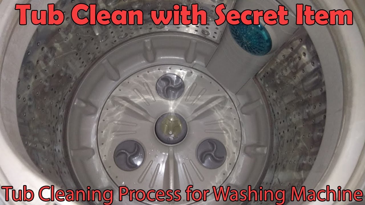 Washing Machine Tub Clean with low cost || Washing Machine Tub Cleaning ...