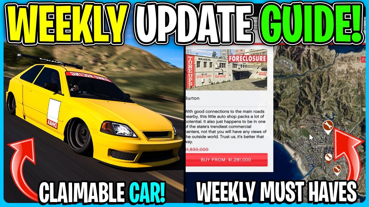 GTA Online Weekly Update GUIDE! Weekly Challenges & Unlocks! - YouTube