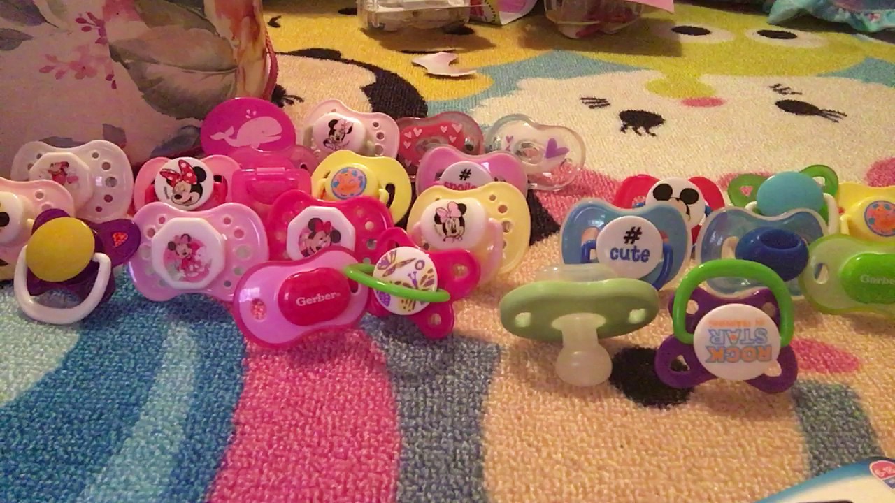 OVER 50 NEW PACIFIERS COLLECTED! HUGE REBORN PACIFIER HAUL!! - YouTube