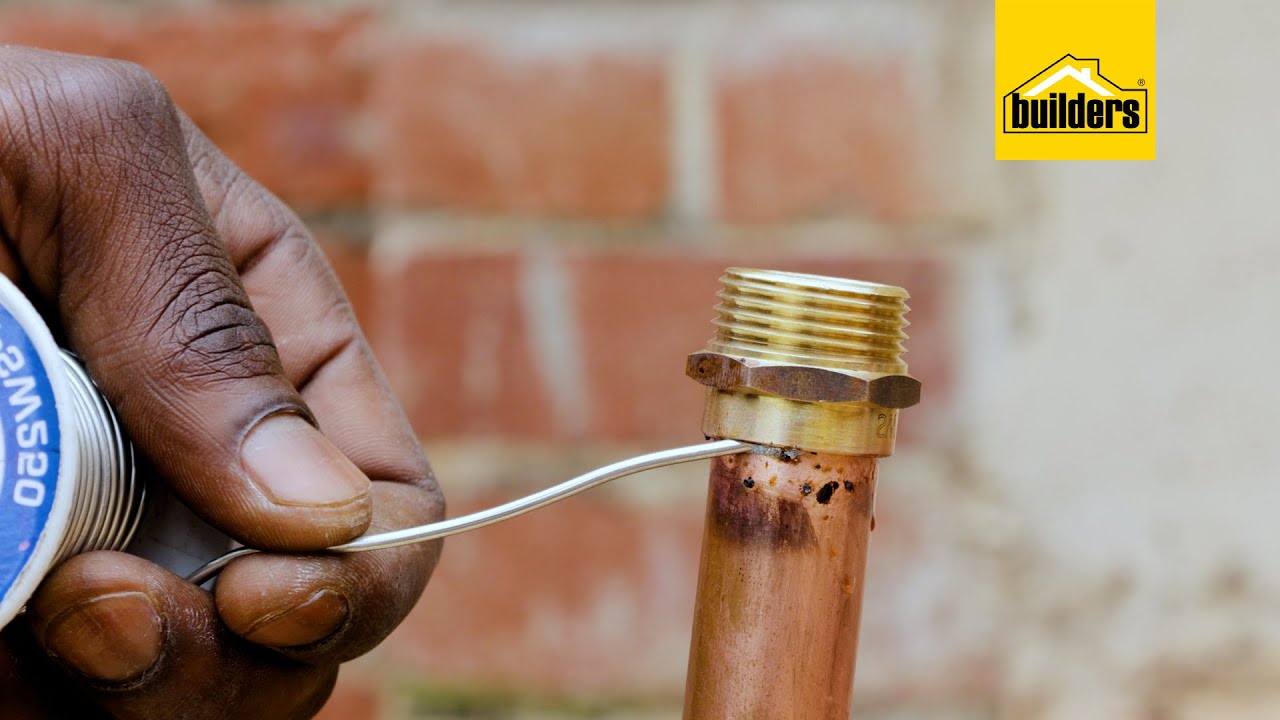 Soldering A Garden Tap With Sievert - YouTube