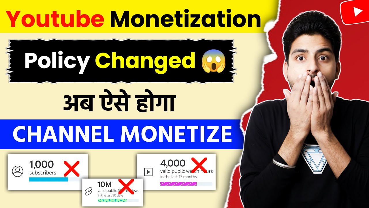 Youtube Monetization New Update 😱 | Youtube Monetization Policy 2024 ...