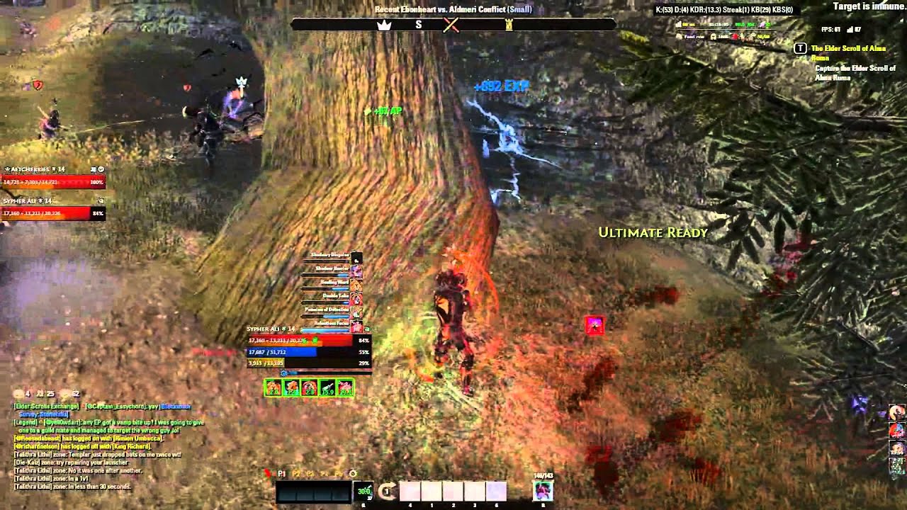 Magicka Glass Cannon - ESO Nightblade PvP w/Sypher and Aetcha! - YouTube