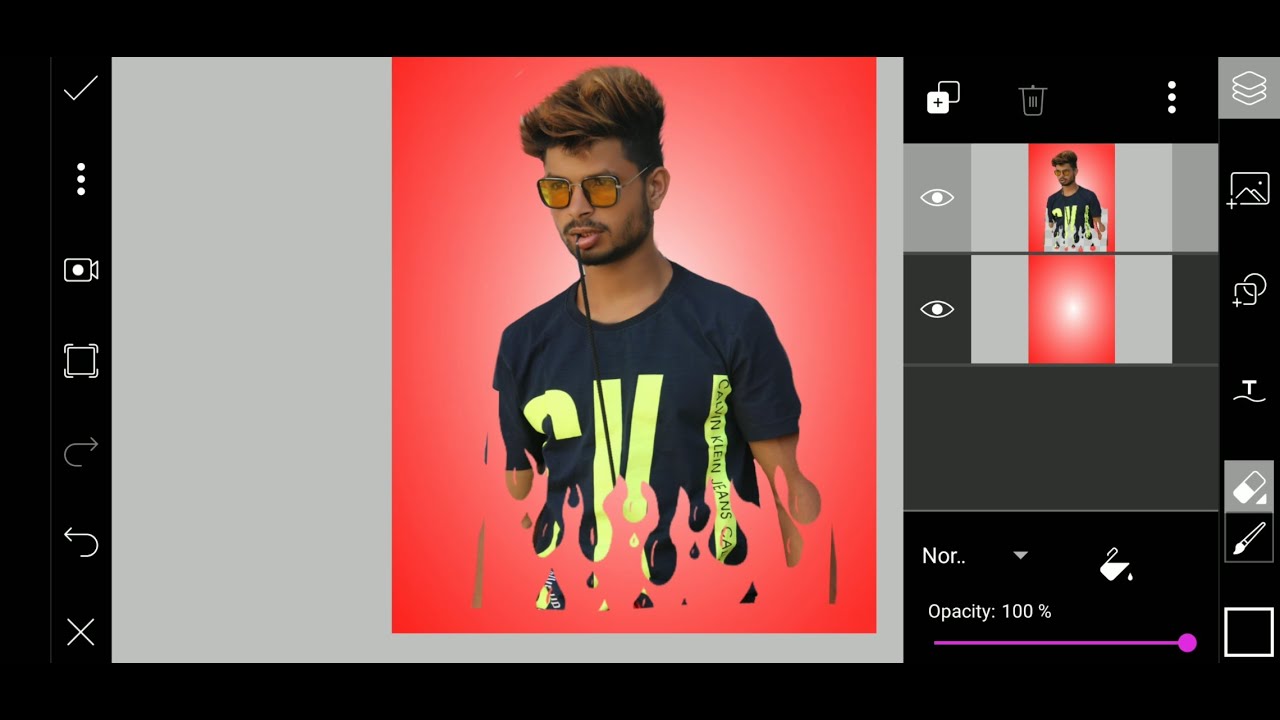 3D DROPPING EFFECT - Dropping effect tutorial in hindi PicsArt editing ...