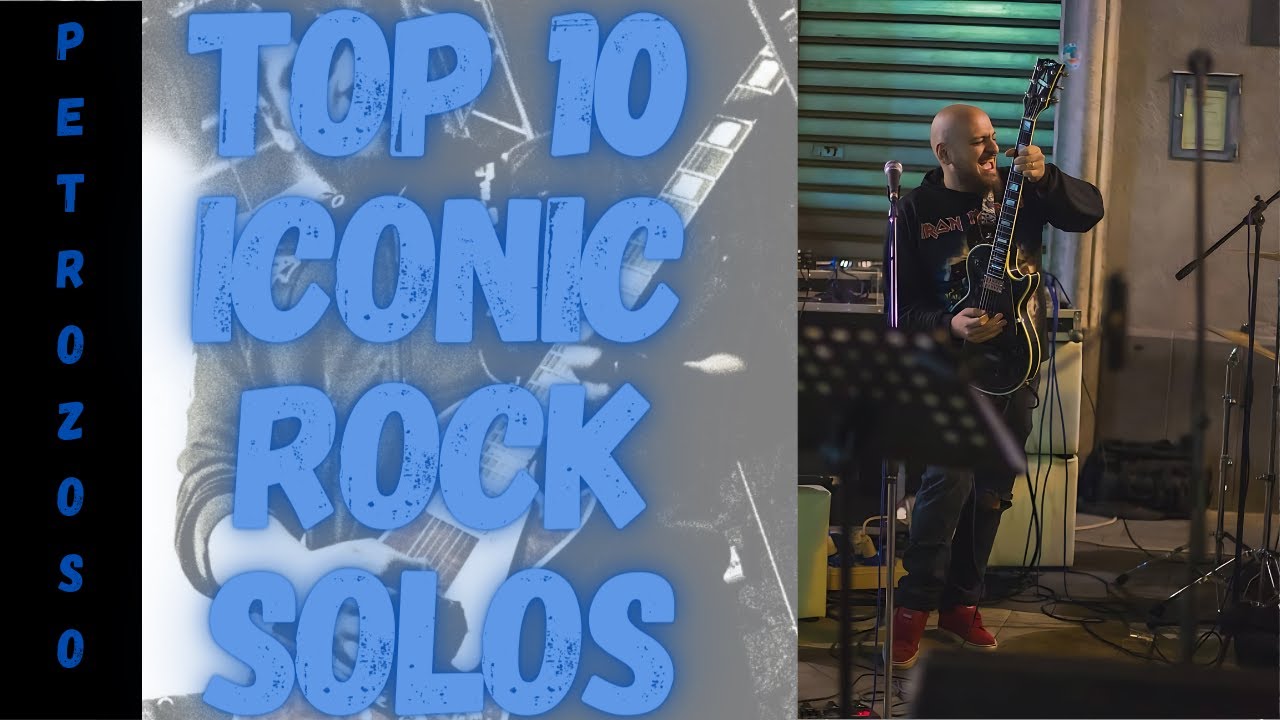 TOP 10 ICONIC ROCK SOLOS (cover) - YouTube