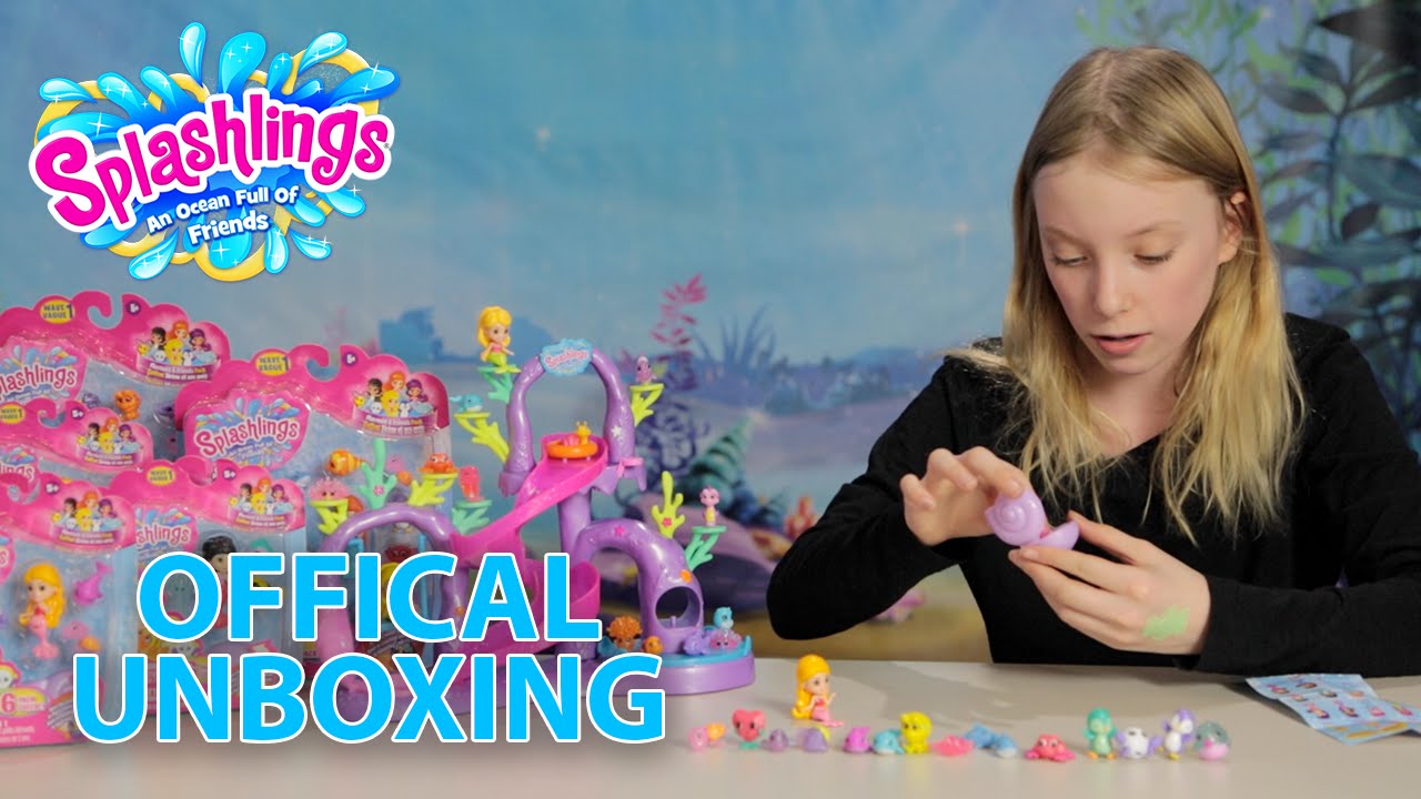 Splashlings Official Unboxings | With Charlotte - YouTube