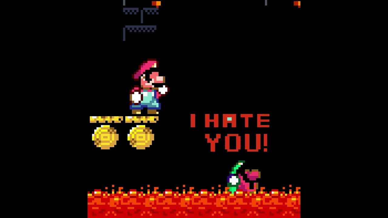 I HATE YOU MARIO! (I Hate You but Mario Sings it) - YouTube