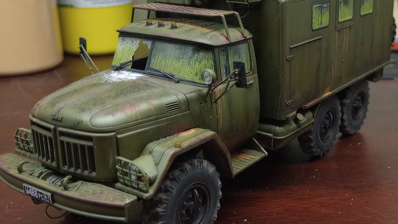 Weathering Scale Models With Tempera - YouTube
