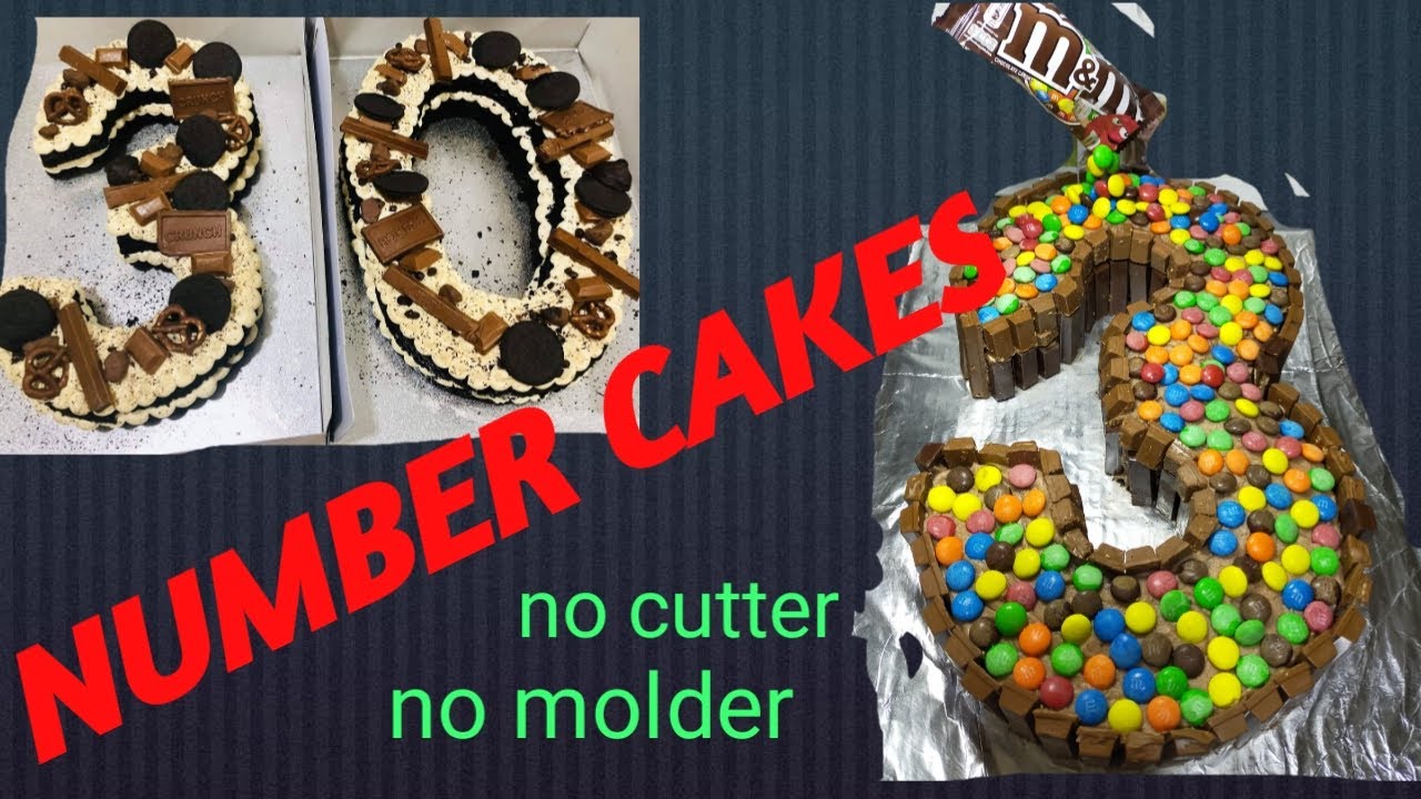 How to make No.3 cake different design | Easy & simple to make No.3 ...