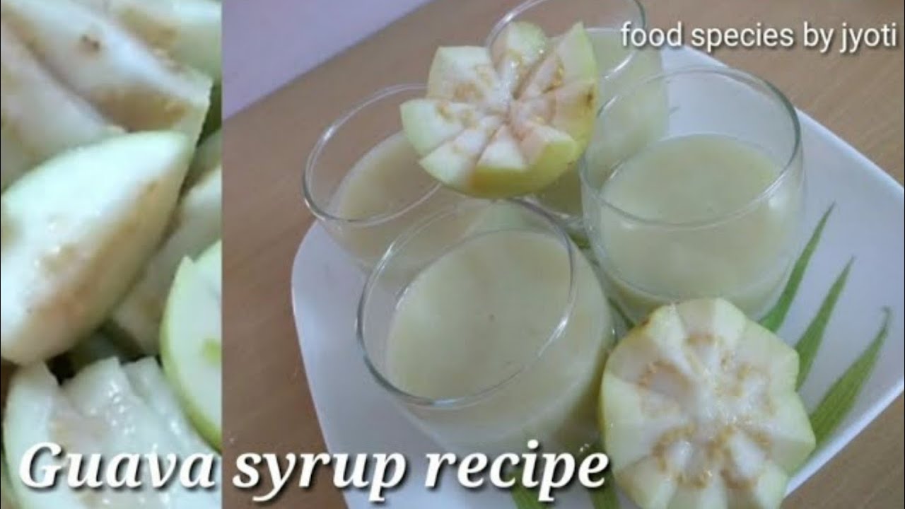 Guava syrup recipe for garnish dessert, cake and sweets | Guava recipe ...
