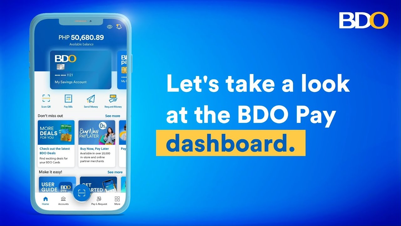 How to navigate the BDO Pay app - YouTube