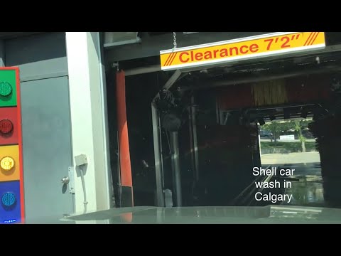 Shell car wash in Calgary - YouTube