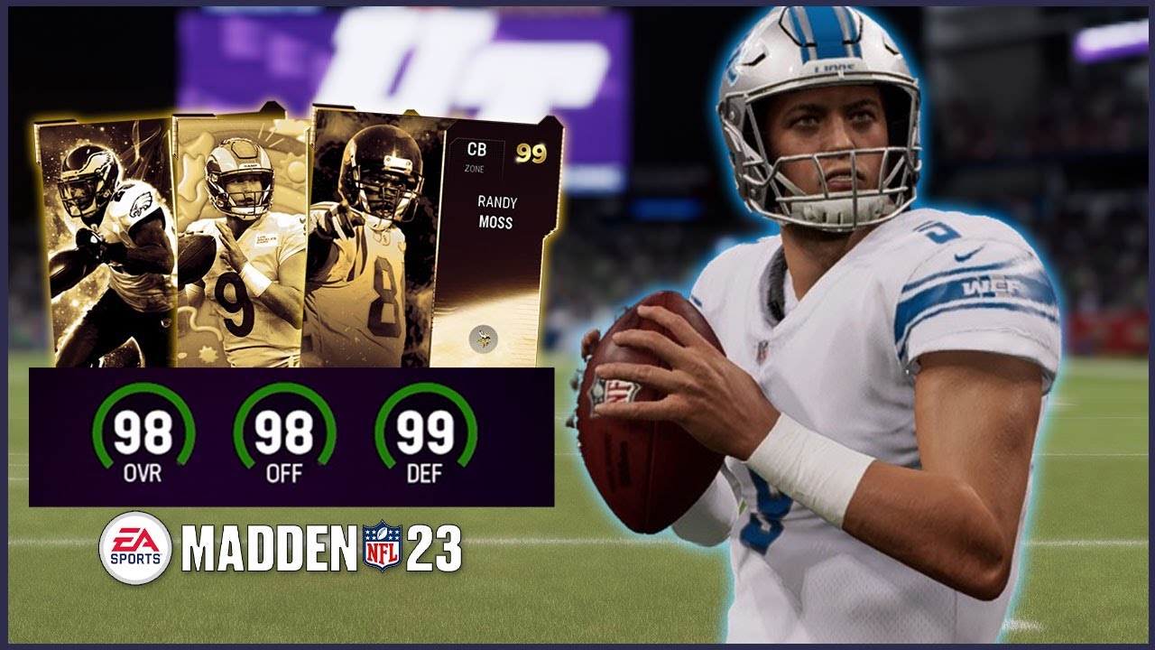 I Played A Few Games With 99 OVR Golden Ticket Randy Moss + Matthew ...
