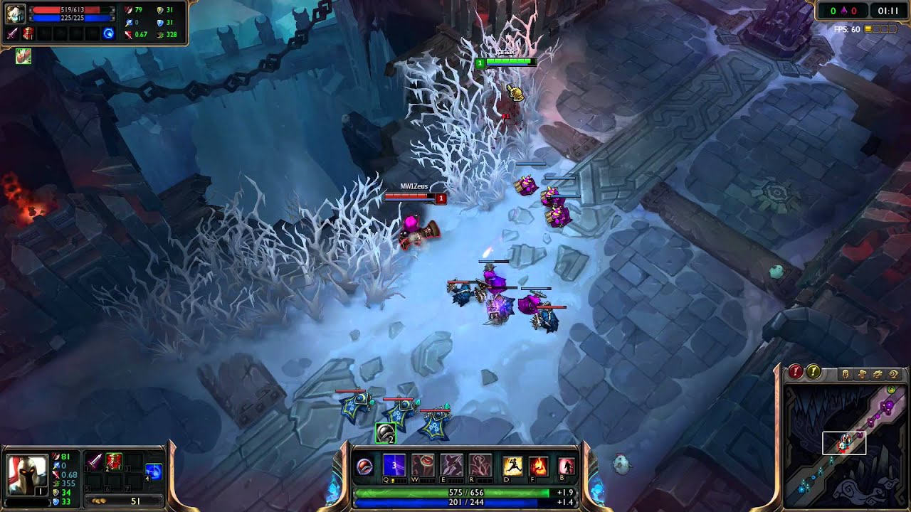 Let's play League of Legends - Pantheon in Snowdown Showdown #1 - One ...