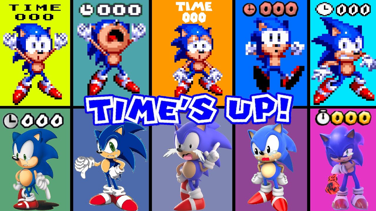 Evolution of Super Sonic Dying time's up, losing in Super Mario Games ...