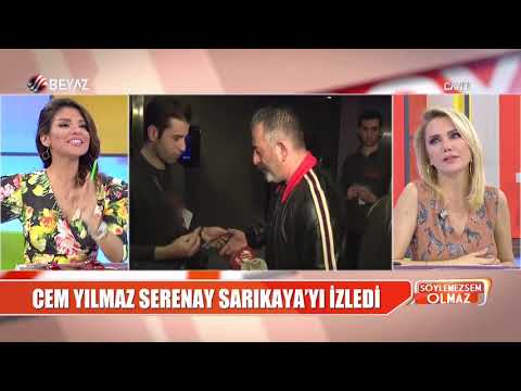 Cem Yılmaz, Serenay Sarıkaya'yı izledi