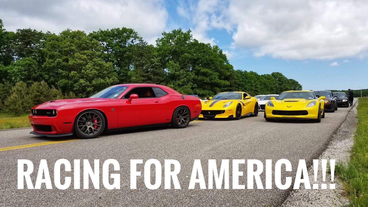 A Modified Hellcat VS Everyone on an Airport Runway | Mod2Fame - YouTube