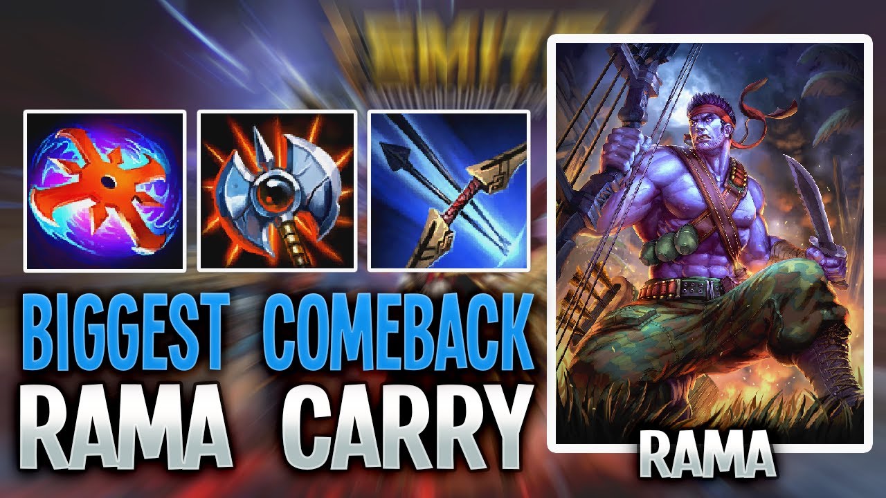 THE BIGGEST COMEBACK IN CARRY YOU'VE EVER SEEN! | Rama Carry - SMITE ...