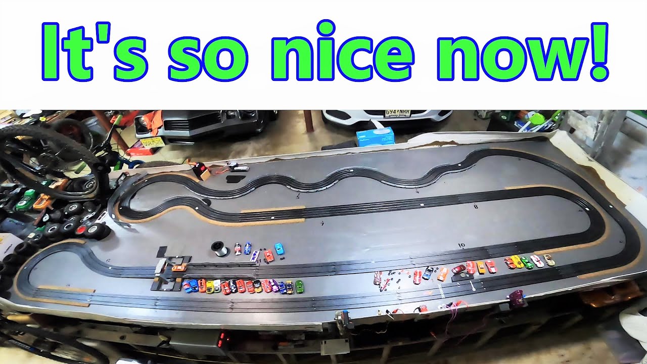 AFX Racing track UPDATE it's bigger - YouTube