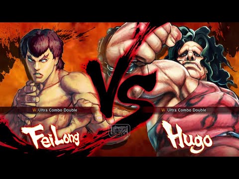 Ultra Street Fighter 4 - Fei Long Vs Hugo [Hardest]