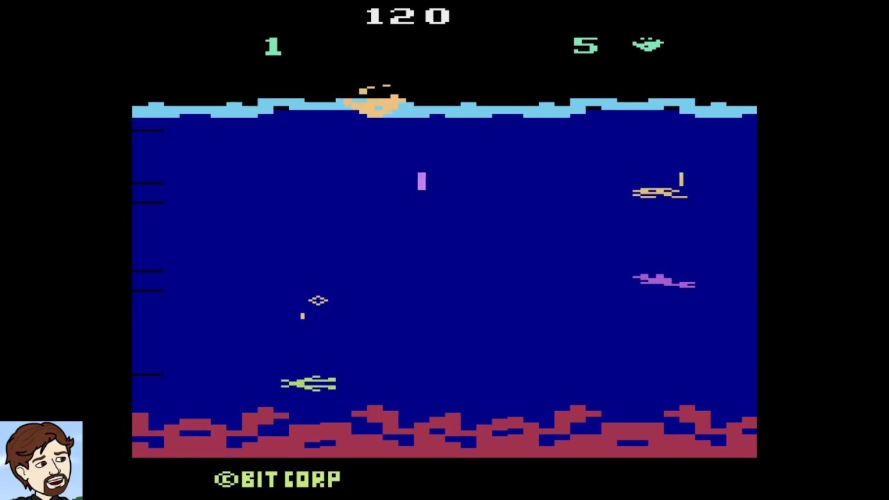 Atari 2600 - Sea Monster - YouTube