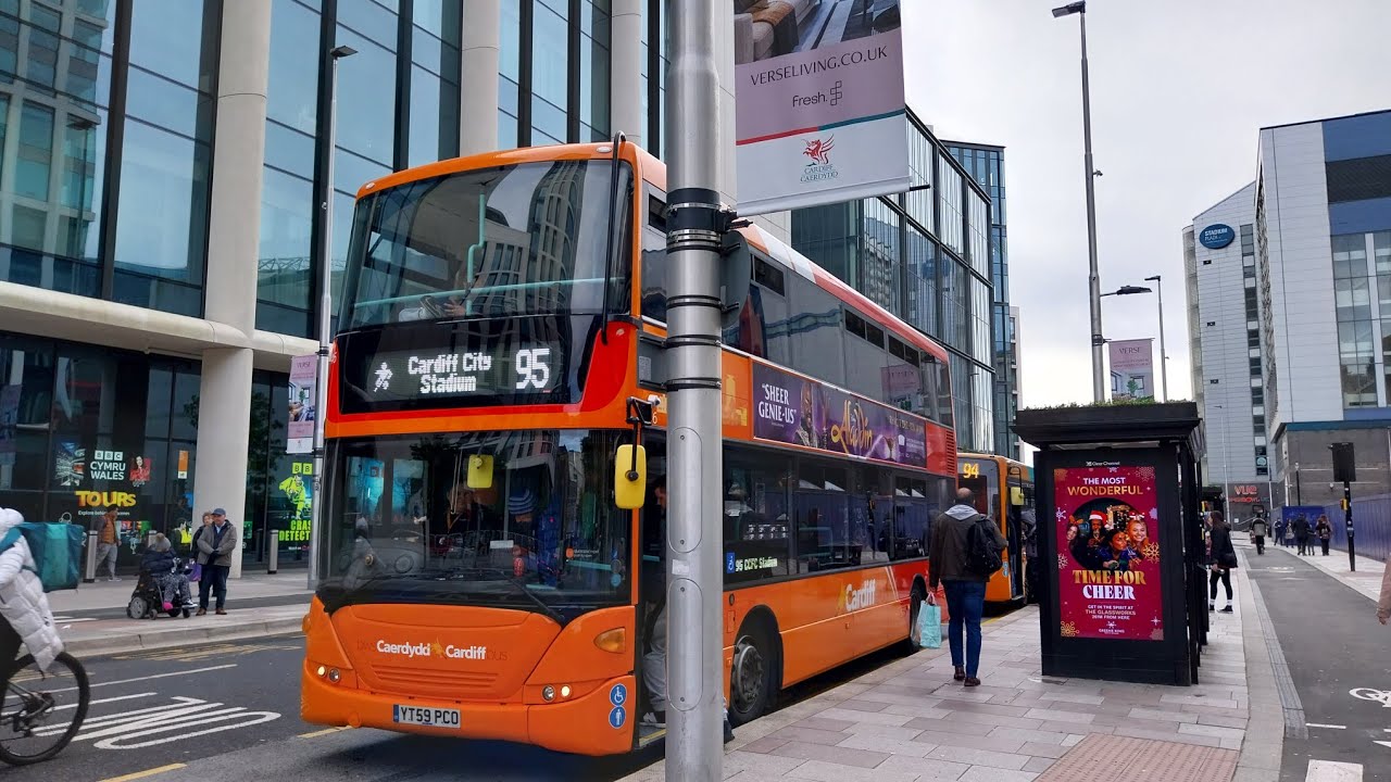 *KICKDOWN* Cardiff Bus Scania N230UD Omnicity ZF On Route 30 (346 ...