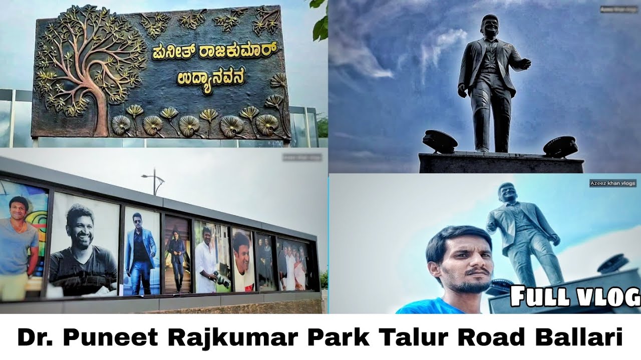 Dr.Puneeth Rajkumar Park Statue in Talur Road Ballari 2022 # ...