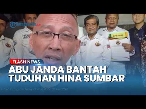 ABU JANDA TAK GENTAR! Bantah Tuduhan Hina Sumbar, Sebut Pernyataannya Hanya Candaan