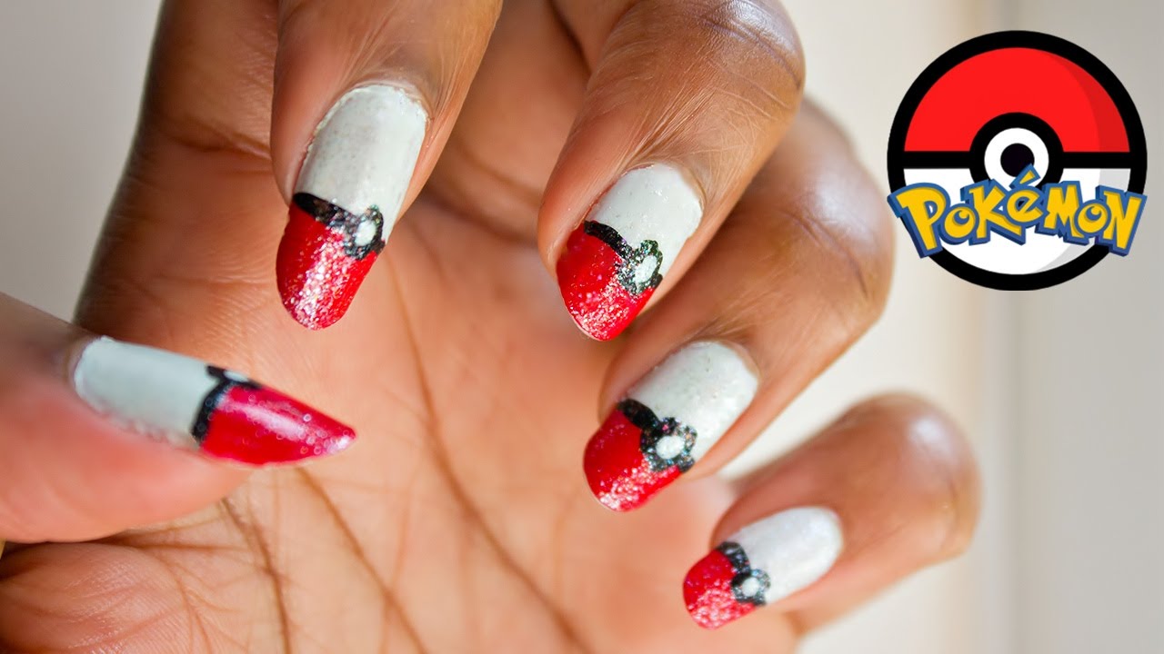Pokemon go nailart tutorial - YouTube