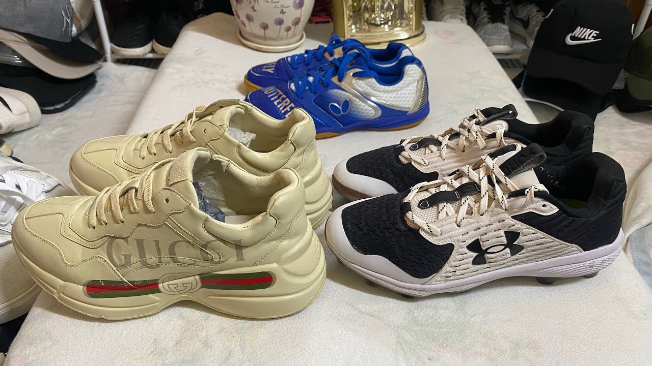 14/2 Giầy si,thể thao bóng đá,cầu lông ,chạy bộ hiệu :Gucci ,Lacoste ...