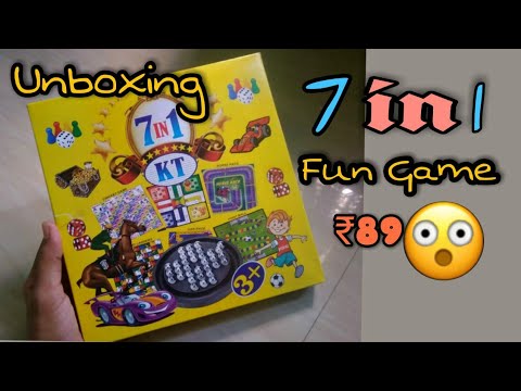 7in1 fun board game unboxing and review