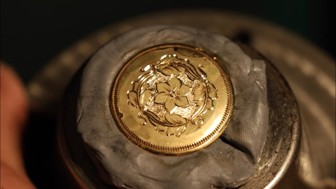 Hand Engraving 18K Rolex Back - YouTube