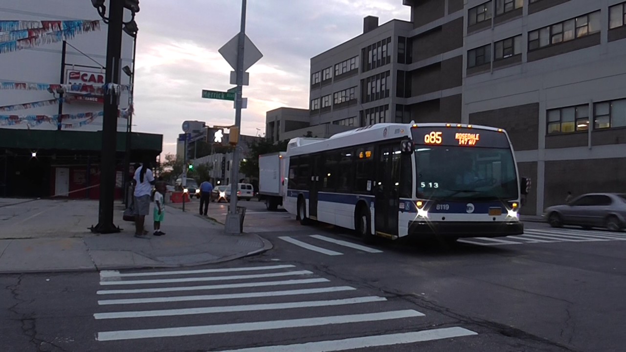 NYCT Bus: Nova Bus LFS 8426 Q5/8119 Q85 Buses @ Merrick Boulevard ...