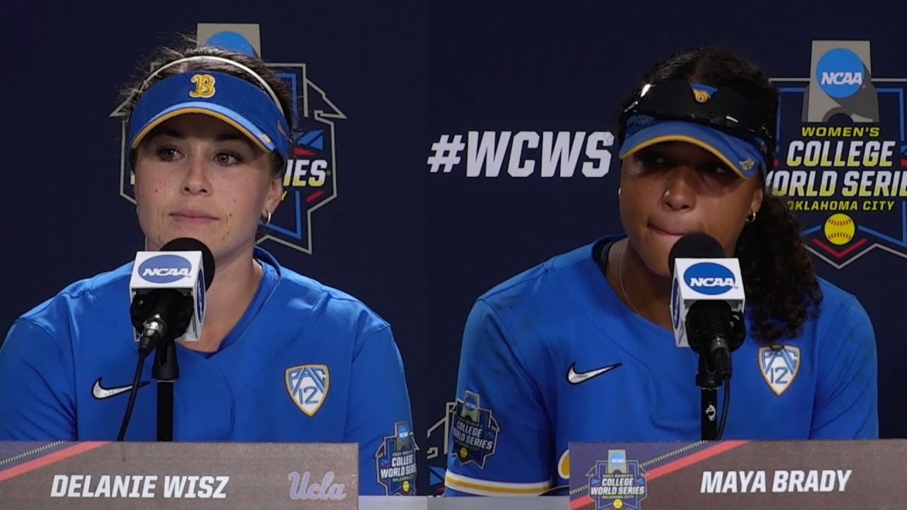Delanie Wisz, Maya Brady tear up when reflecting on UCLA softball's ...