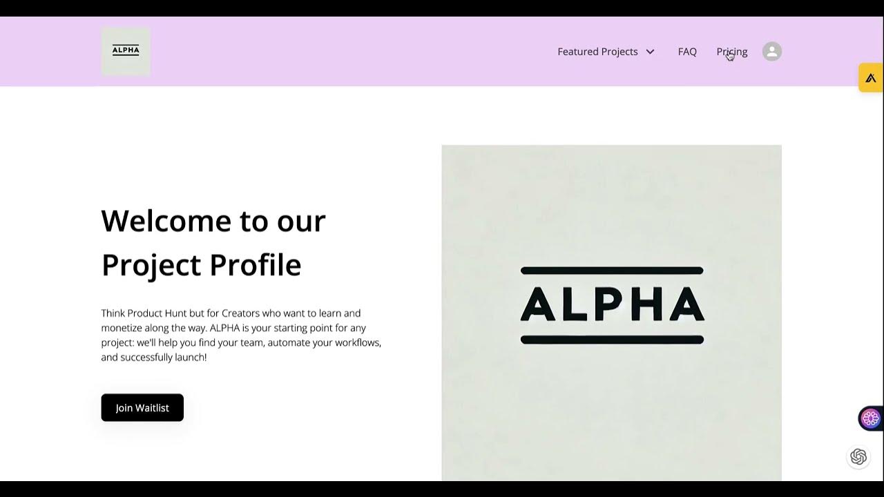 Introducing ALPHA - YouTube