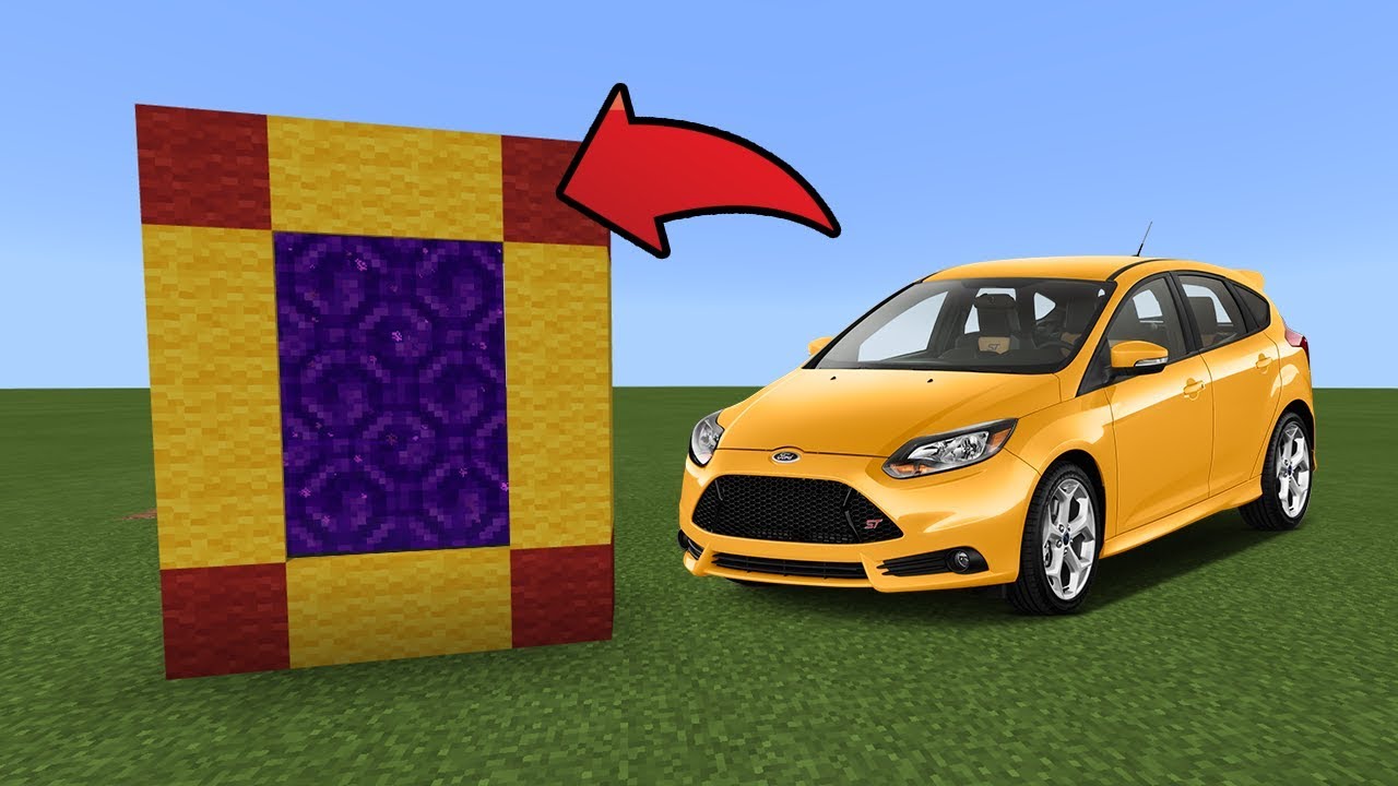 How To Make a Portal to the Ford Dimension in MCPE (Minecraft PE) - YouTube