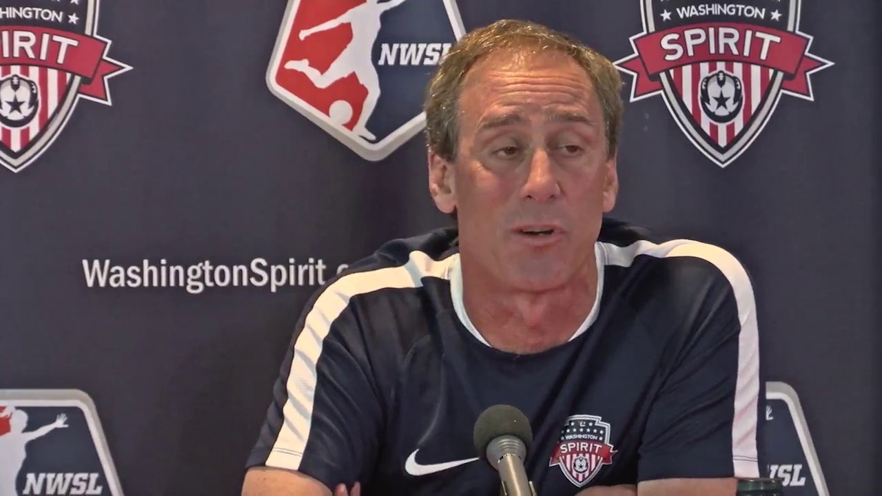 Washington Spirit Head Coach Jim Gabarra Introduces Mallory Pugh at ...