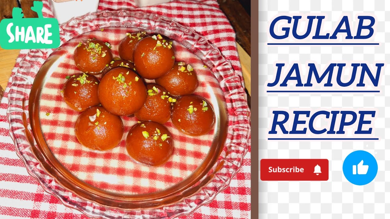 How To Make Gulab Jamun Recipe। Gulab Jamun Kaise Banaye। - YouTube