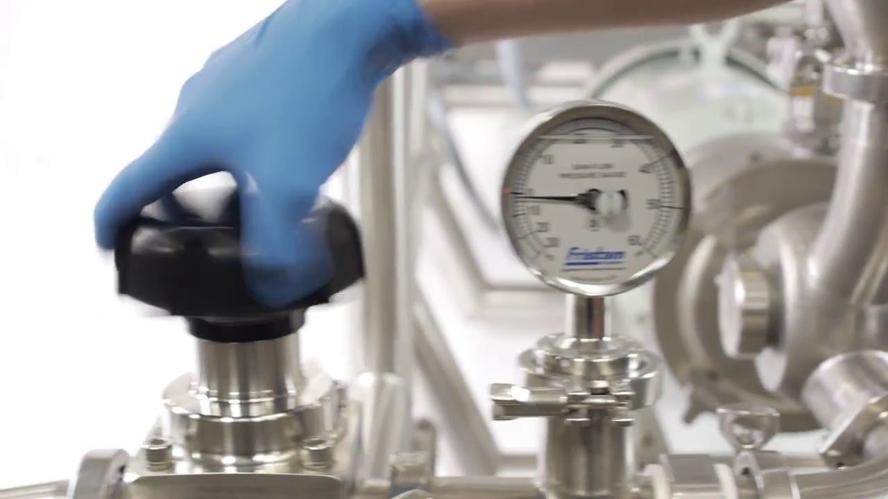 How to operate the Fristam Powder Mixer - YouTube