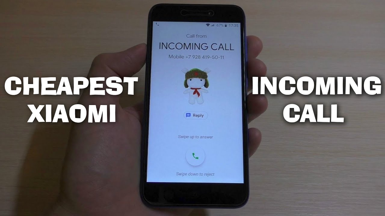 Cheapest Xiaomi Incoming Call (Redmi Go) - YouTube