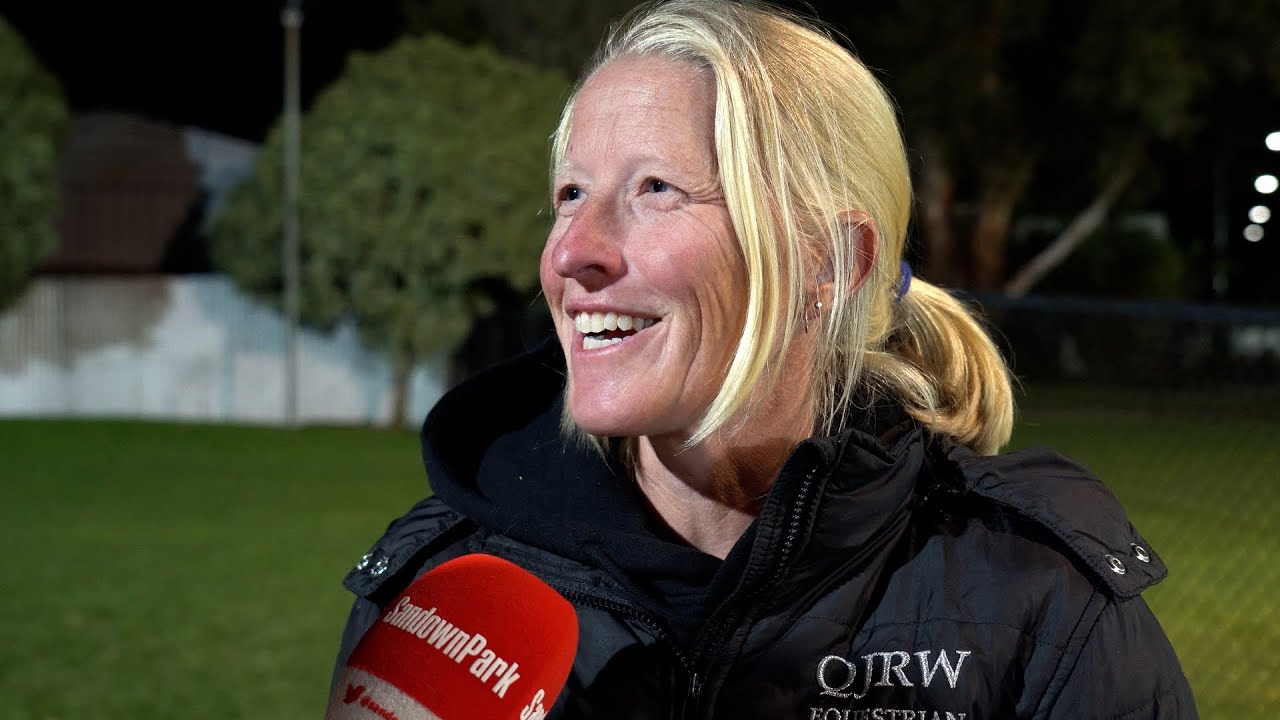 Lisa Cockerell after Hector Fawley ran 33.64 - YouTube