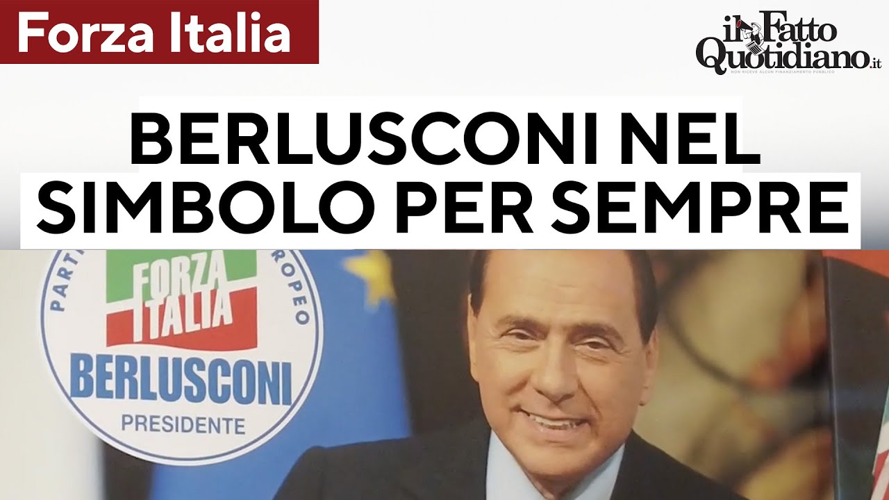 Tajani: "Nel simbolo di Forza Italia il nome di Berlusconi ci sarà per ...