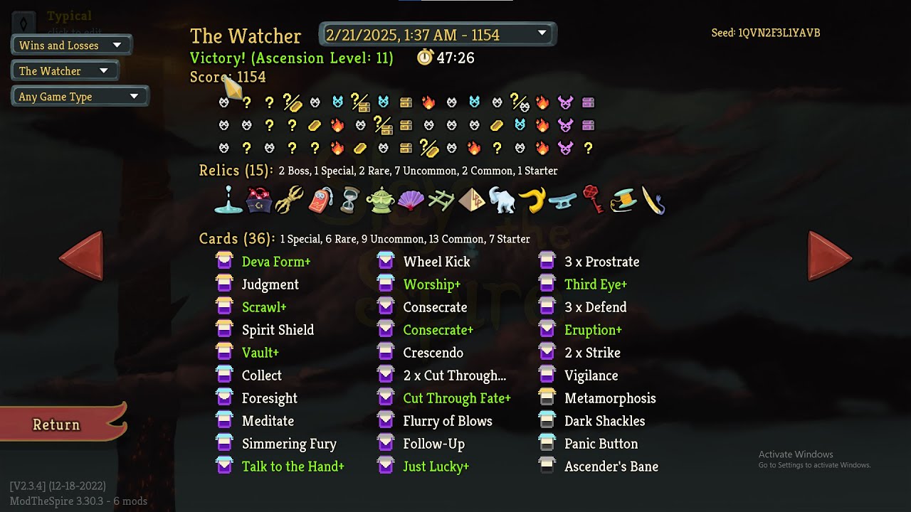Slay the Spire - Watcher Ascension 11 (Deva Form) - YouTube